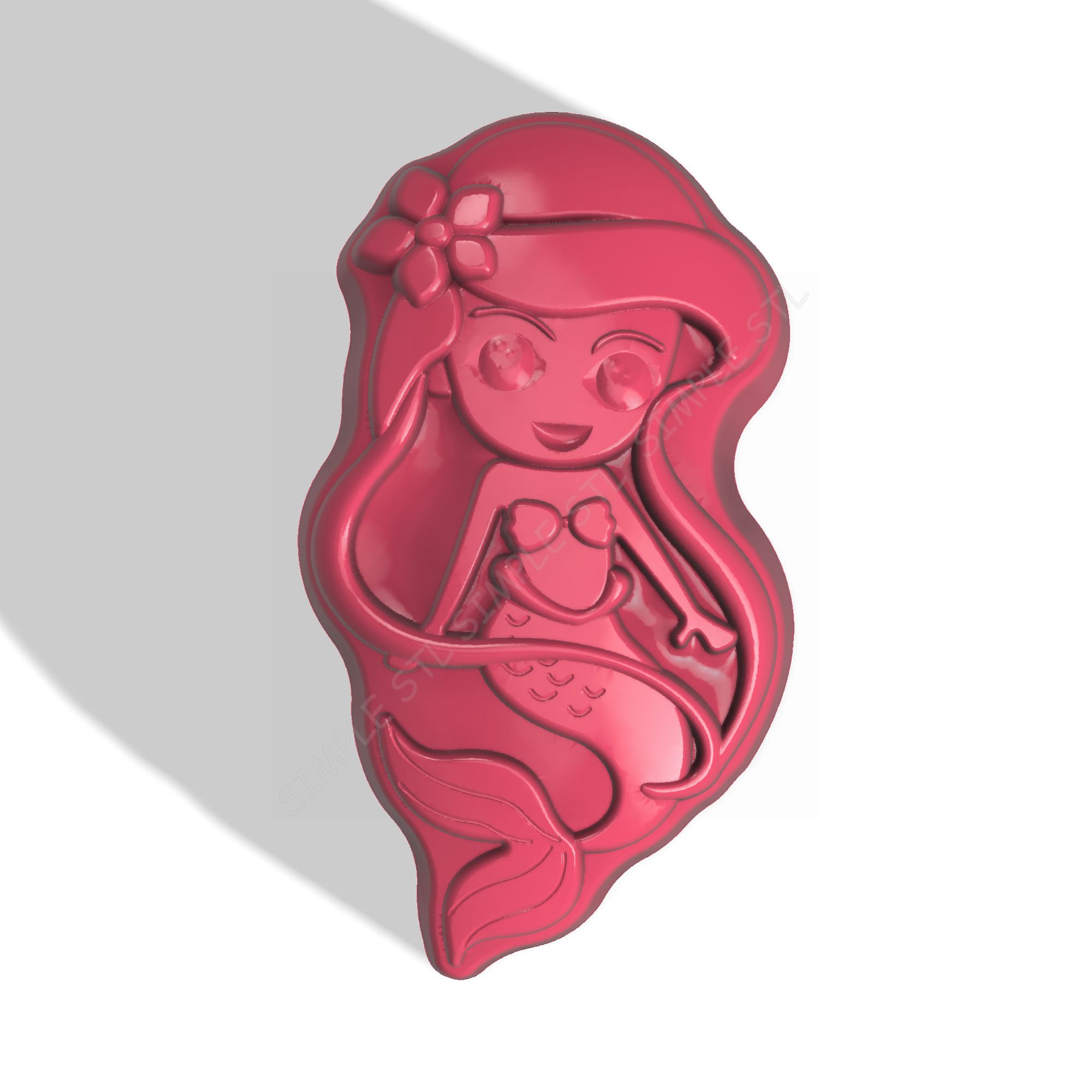Mermaid STL FILE for vacuum forming and 3D print | Inspire Uplift