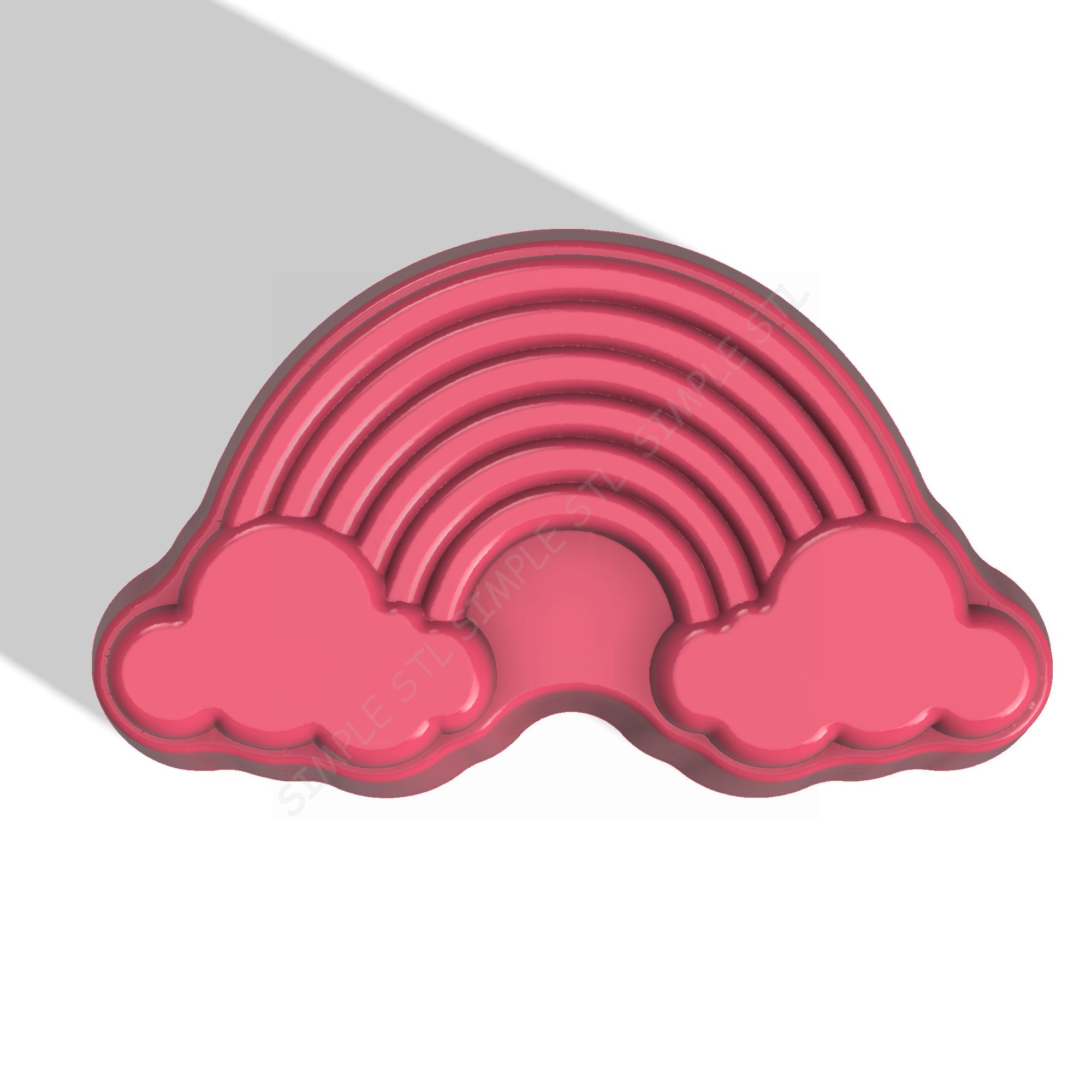 Rainbow stl FILE for vacuum forming and 3D printing | Inspire Uplift