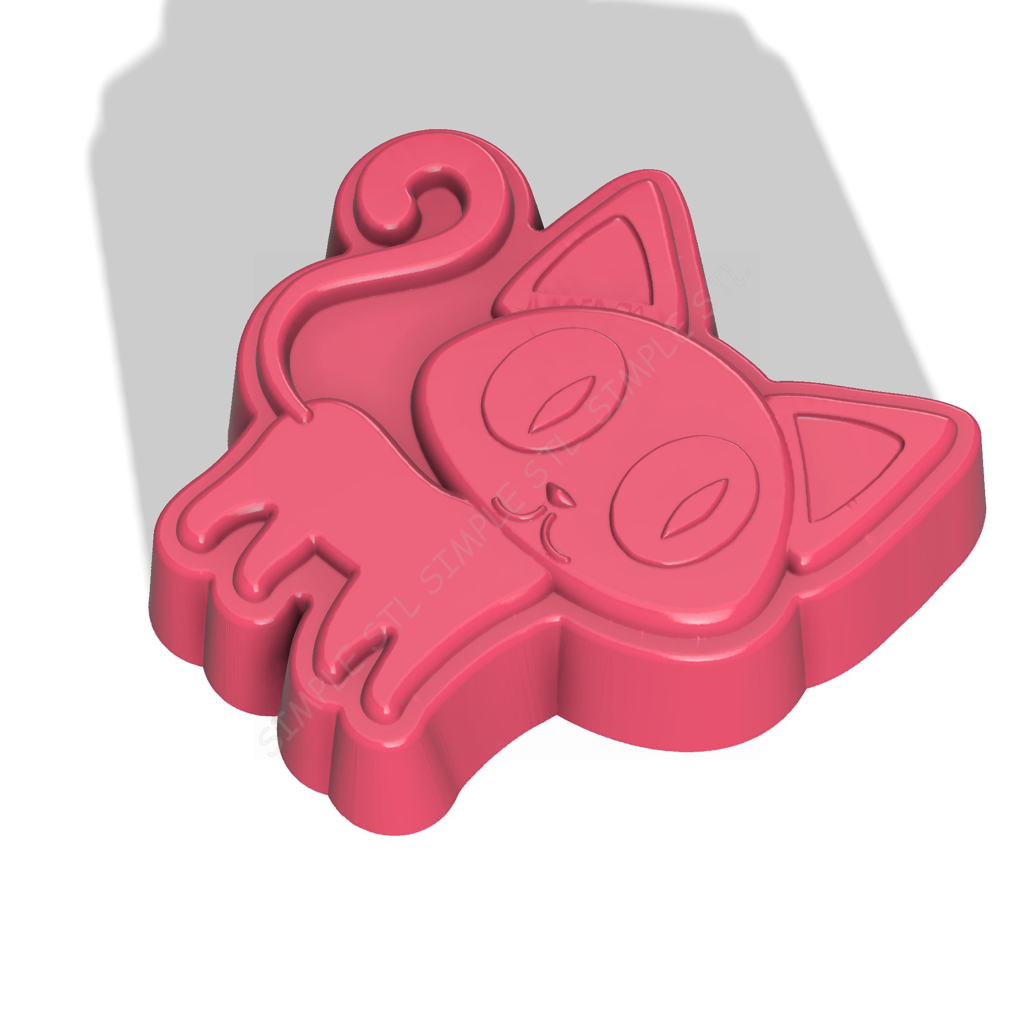 Black cat stl FILE for vacuum forming and 3D_printing | Inspire Uplift
