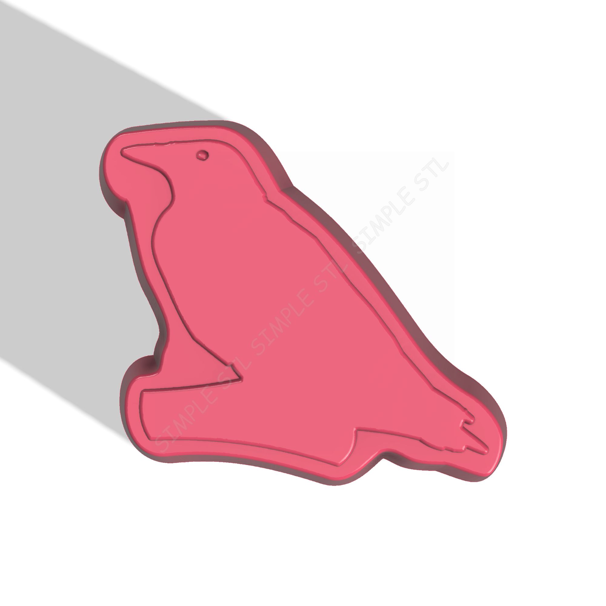 Crow stl FILE for vacuum forming and 3D printing | Inspire Uplift