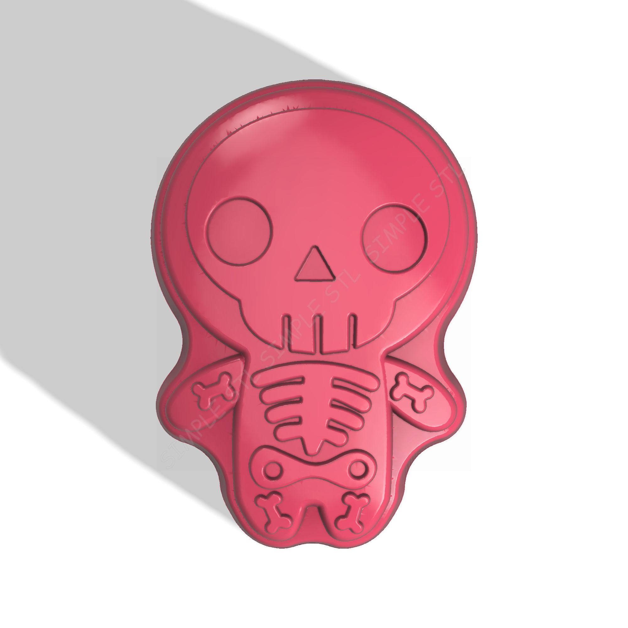 Cute Skeleton stl FILE for vacuum forming and 3D printing | Inspire Uplift