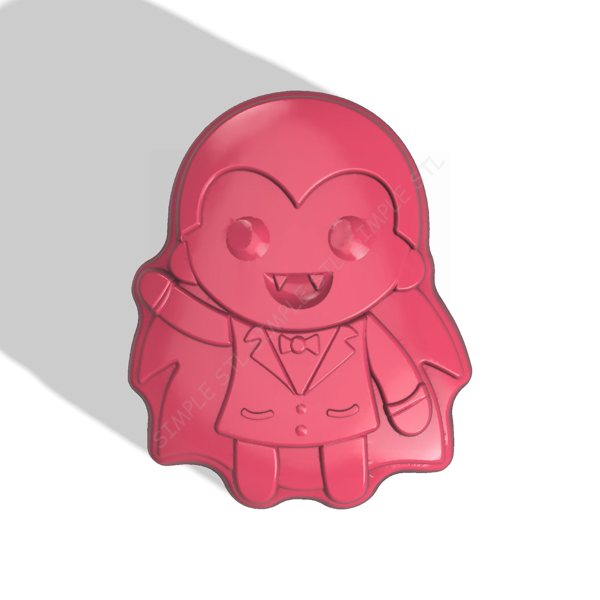 Cute vampire stl FILE for vacuum forming and 3D printing | Inspire Uplift