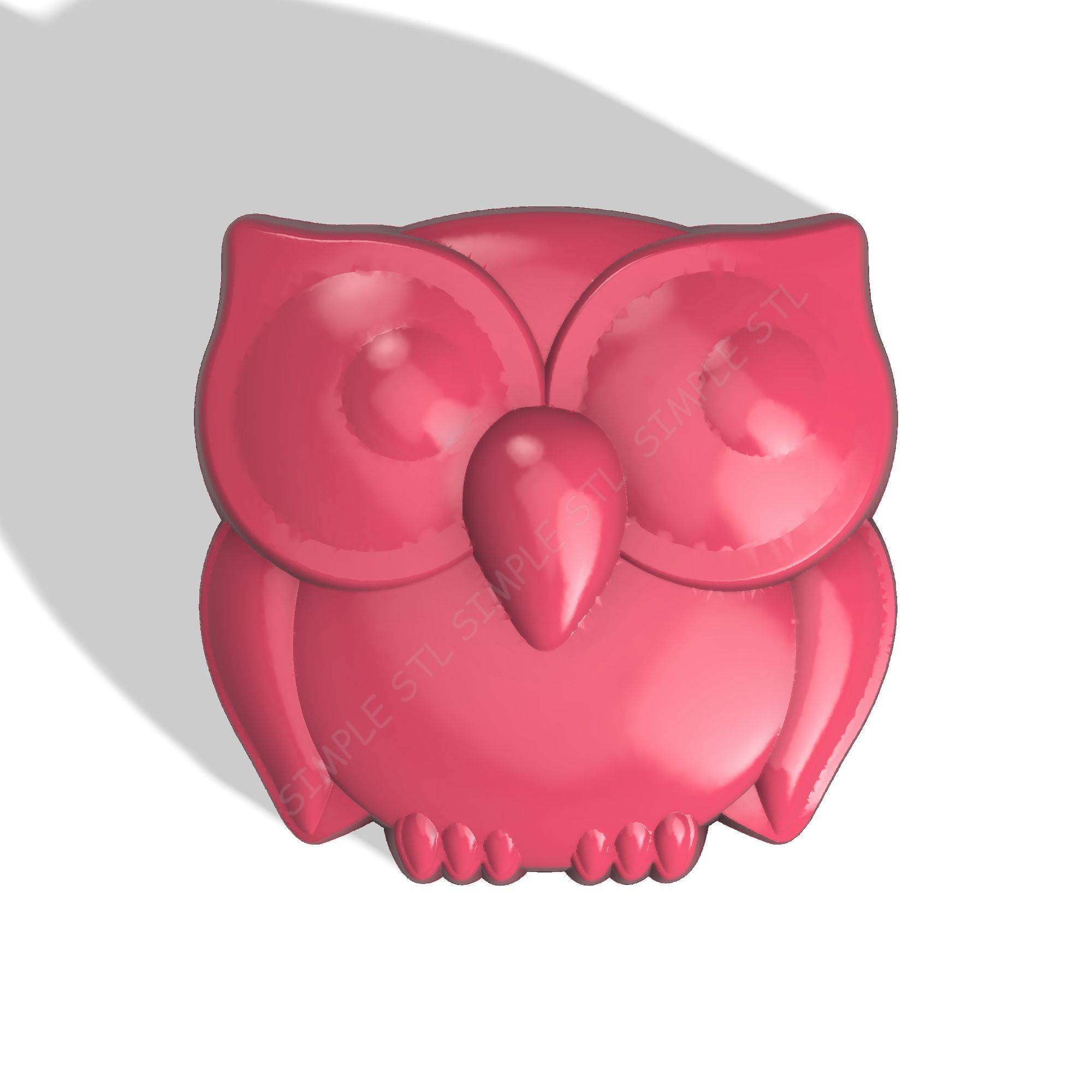 Owl stl FILE for vacuum forming and 3D printing 2 | Inspire Uplift