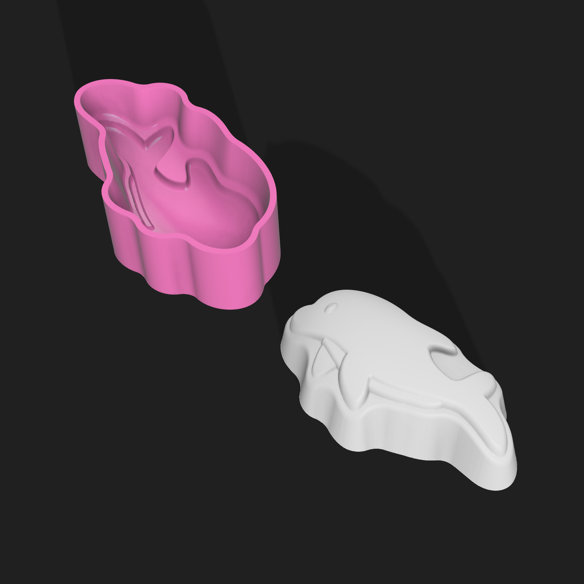 Dolphin Bath Bomb Mold STL file for vacuum forming and 3D pr - Inspire ...