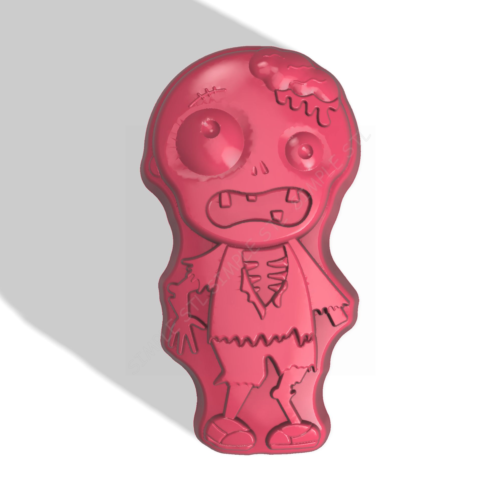 Zombie stl FILE for vacuum forming and 3D printing 1 | Inspire Uplift
