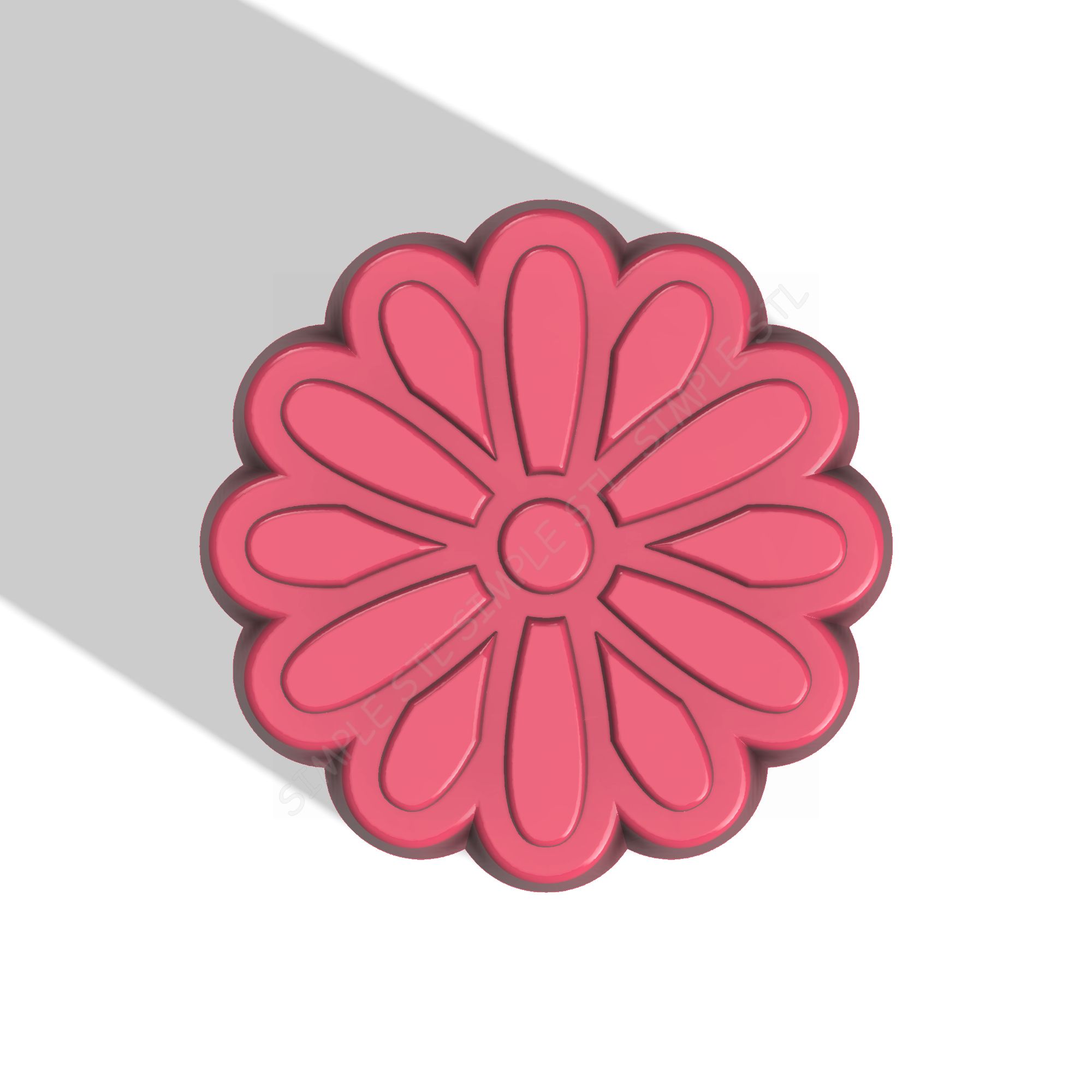 Flower STL FILE for vacuum forming and 3D printing | Inspire Uplift