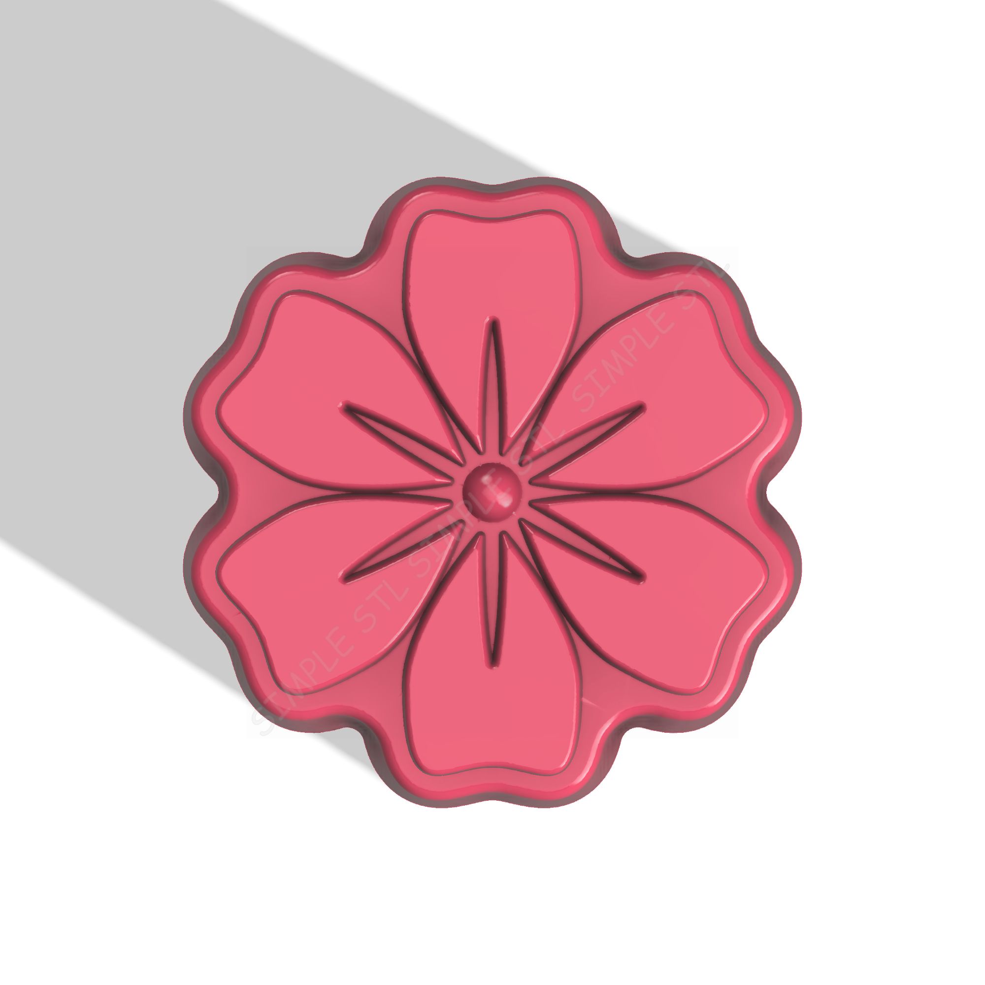 Flower STL FILE for vacuum forming and 3D printing 2 | Inspire Uplift