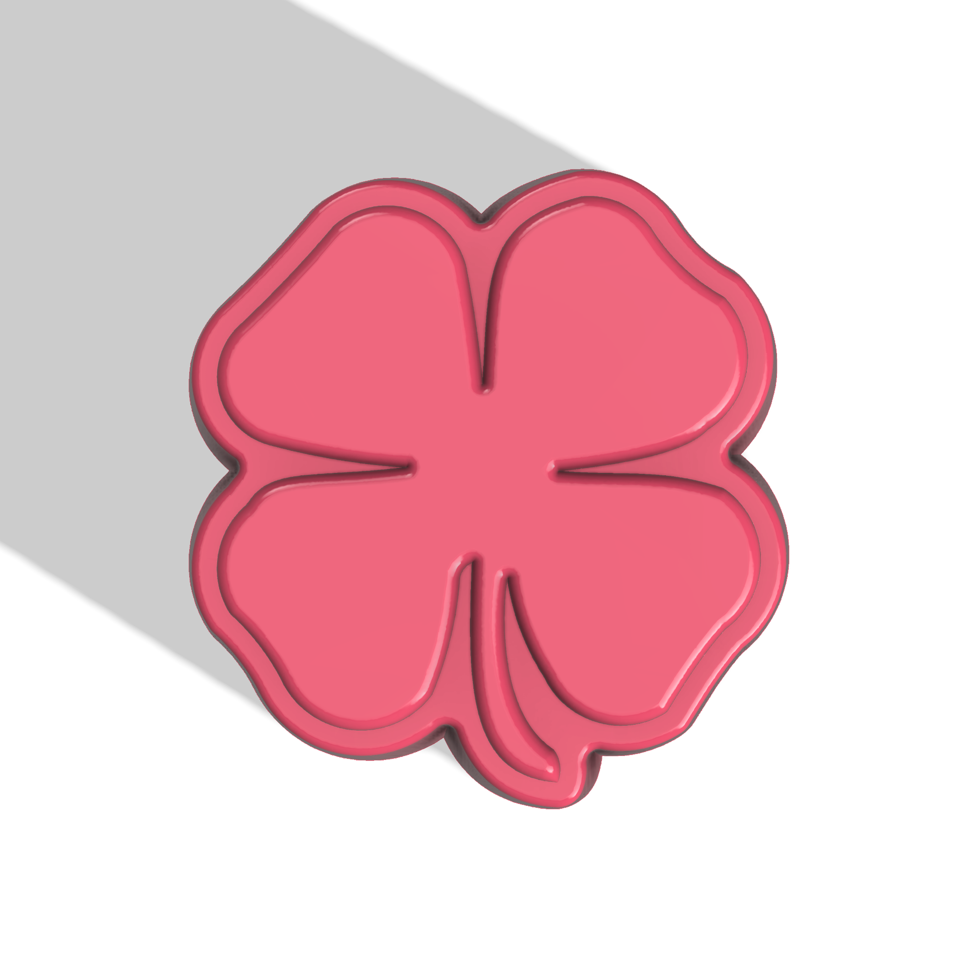 Four-leaf clover STL FILE for vacuum forming and 3D printing | Inspire ...