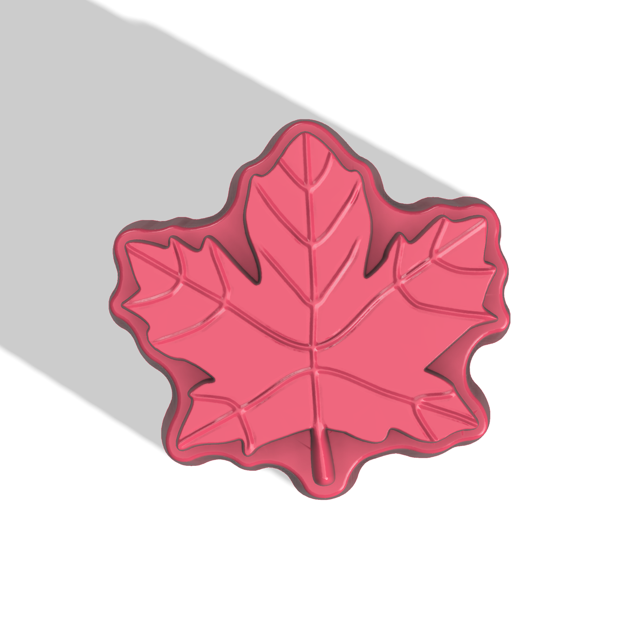 Maple leaf STL FILE for vacuum forming and 3D printing | Inspire Uplift