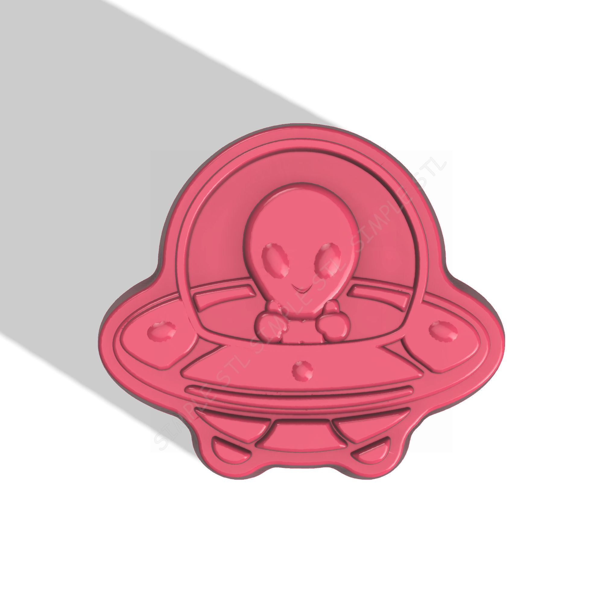 UFO STL file for vacuum forming and 3D printing 3 | Inspire Uplift