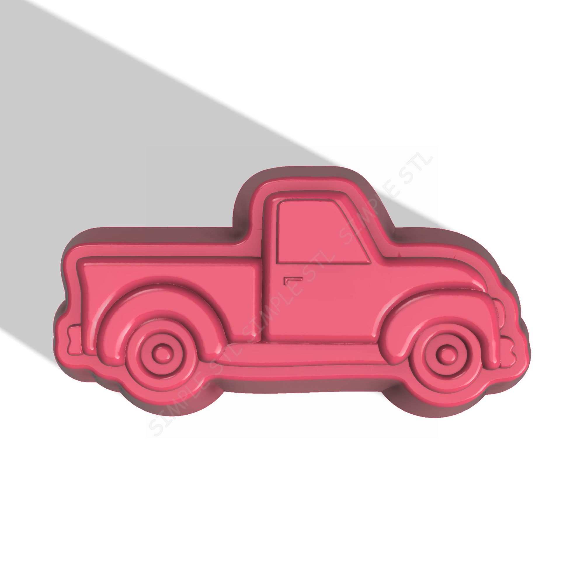 Old truck STL FILE for vacuum forming and 3D printing 2 | Inspire Uplift
