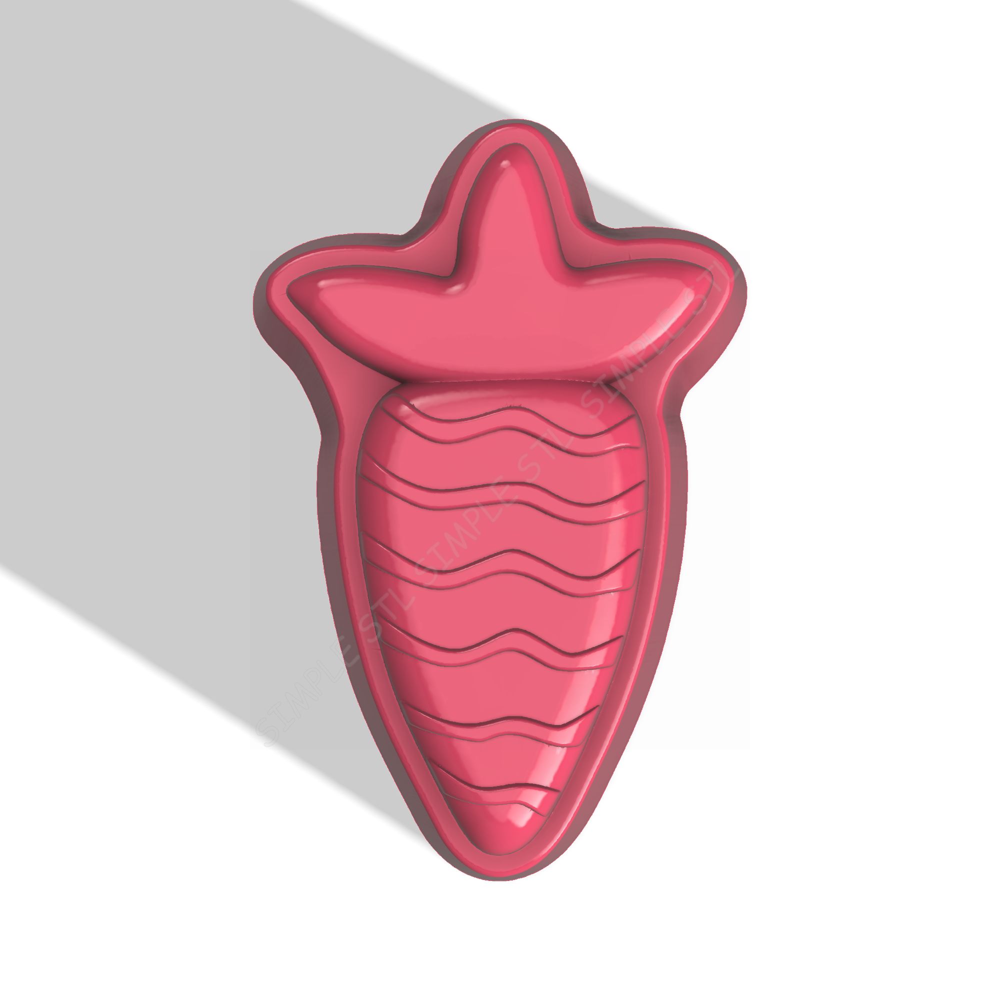 Carrot STL FILE for vacuum forming and 3D printing | Inspire Uplift