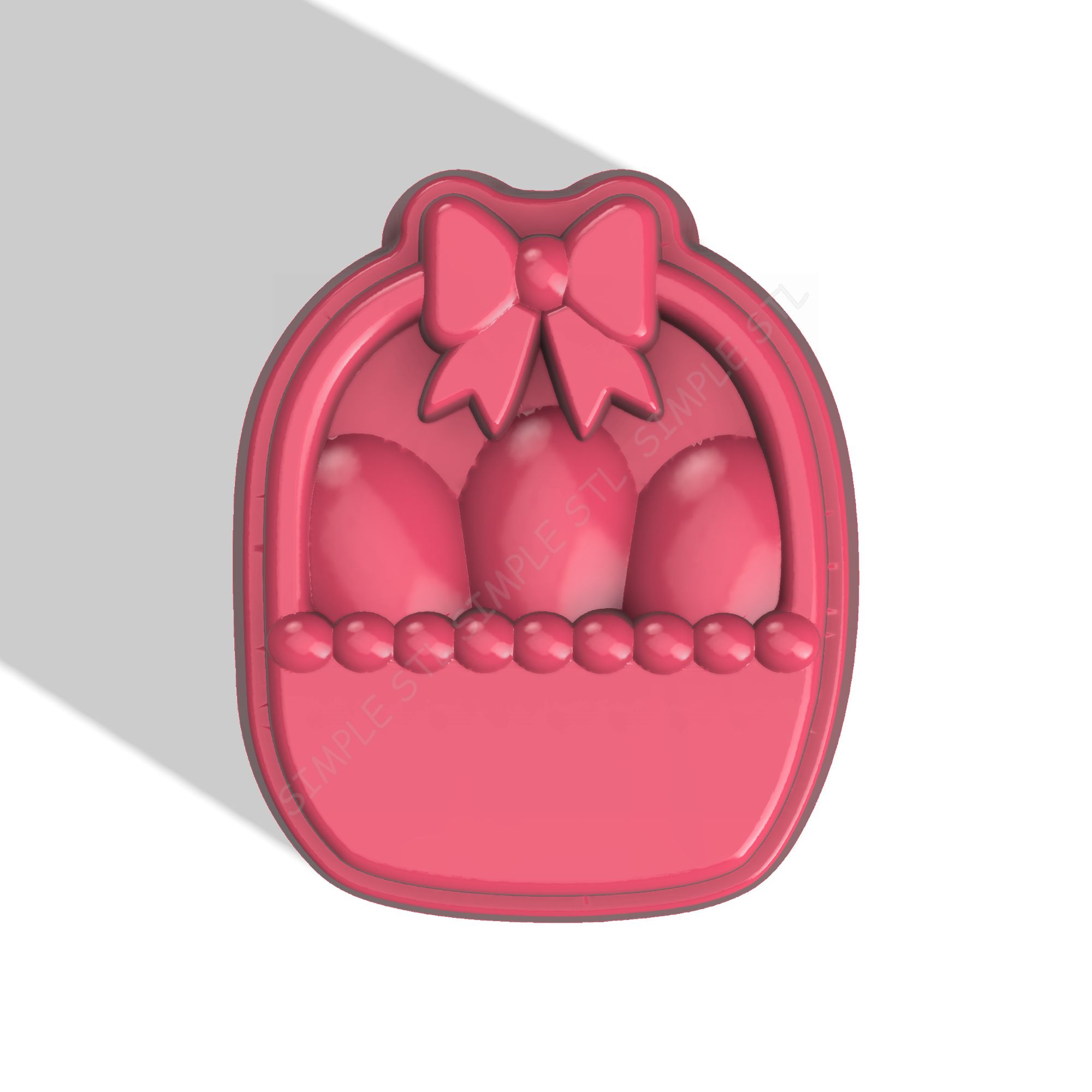Easter basket STL FILE for vacuum forming and 3D printing | Inspire Uplift
