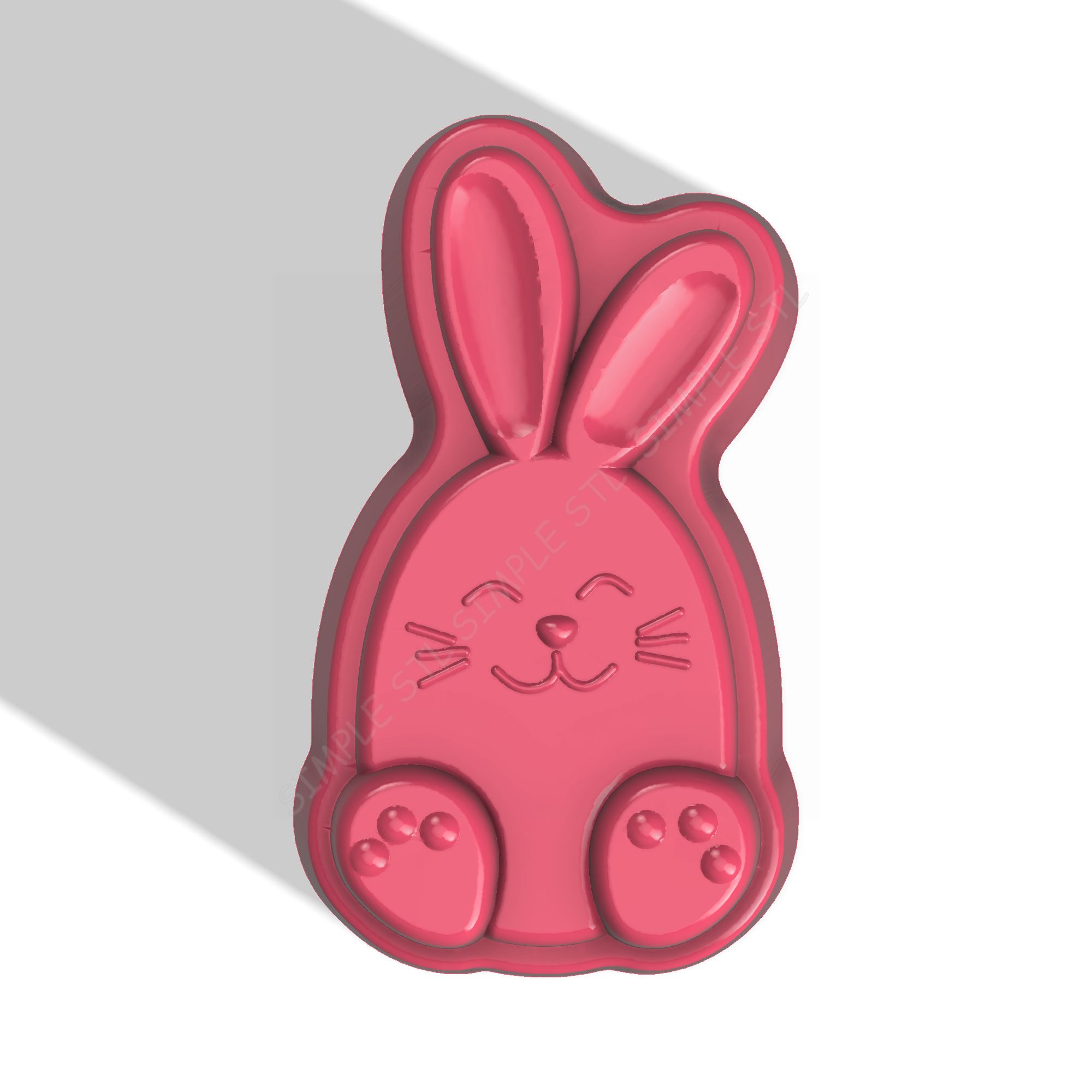 Easter Bunny STL FILE for vacuum forming and 3D printing 2 | Inspire Uplift