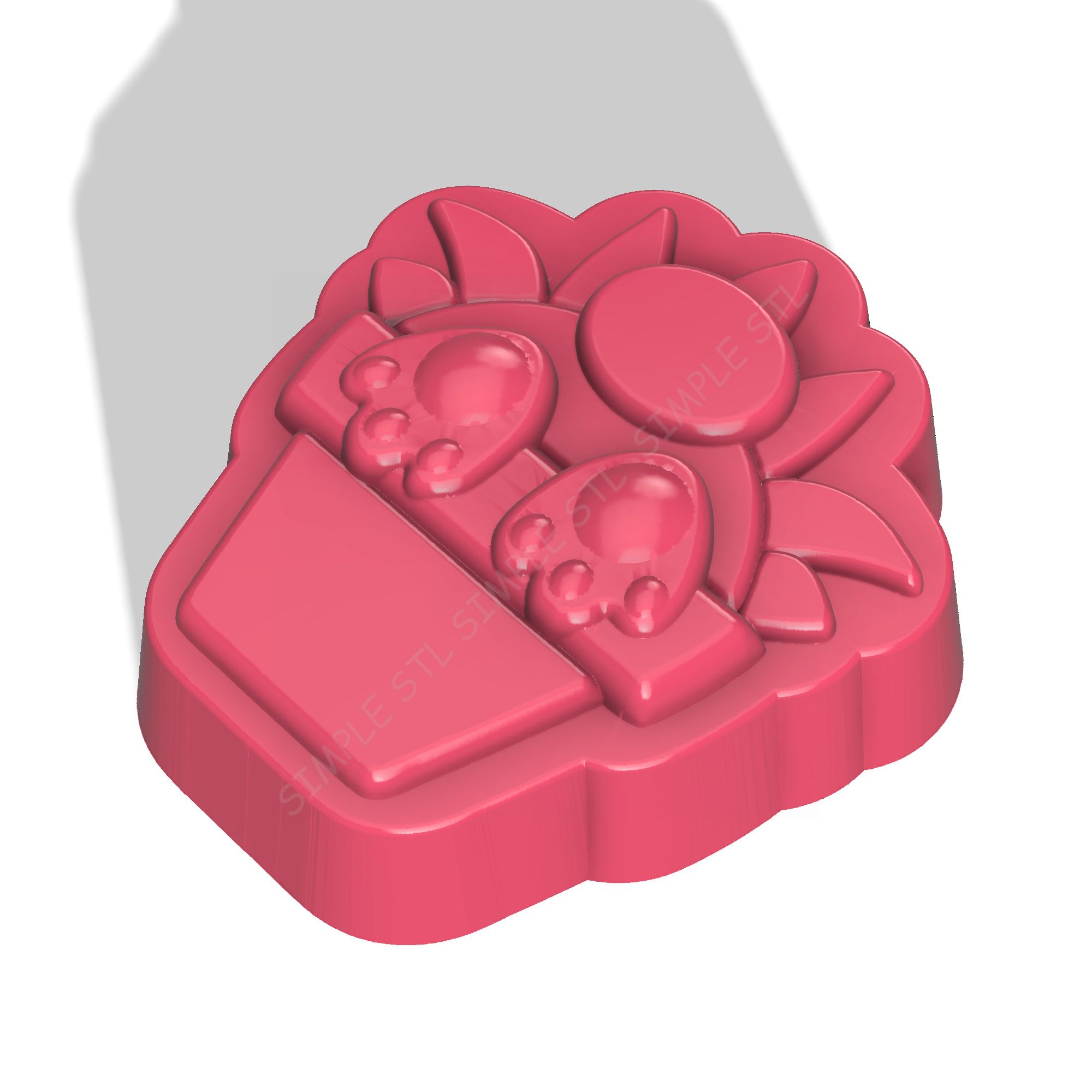 Easter Bunny in a flower pot STL FILE for vacuum forming and | Inspire Uplift