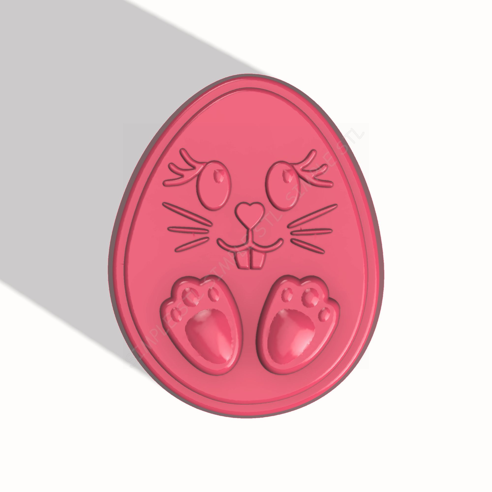 Easter Bunny egg STL FILE for vacuum forming and 3D printing | Inspire Uplift