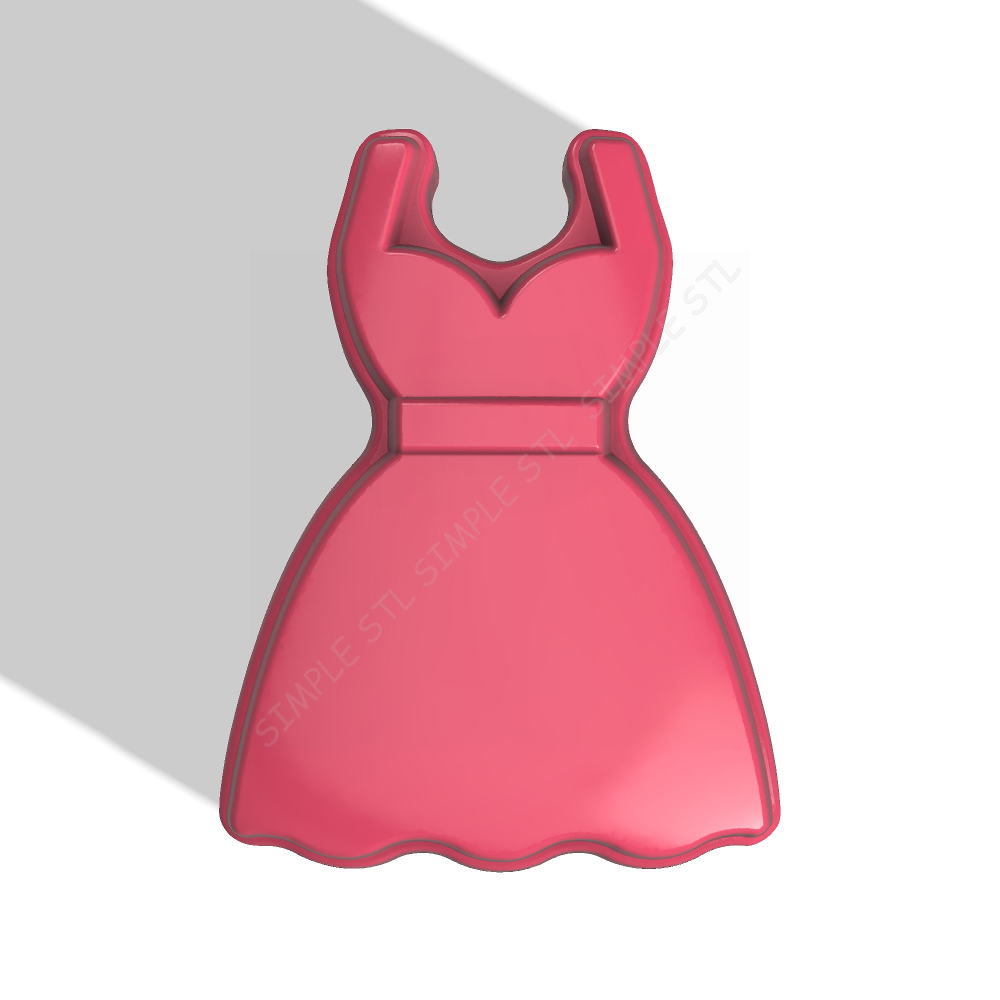 Dress STL FILE for vacuum forming and 3D printing | Inspire Uplift