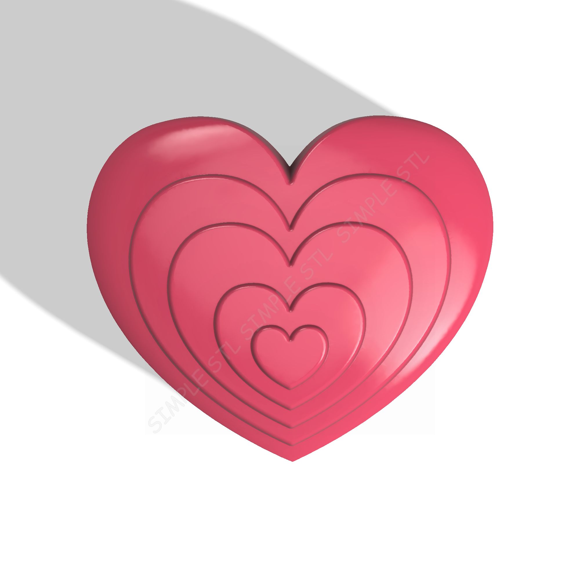 Heart STL FILE for vacuum forming and 3D printing | Inspire Uplift