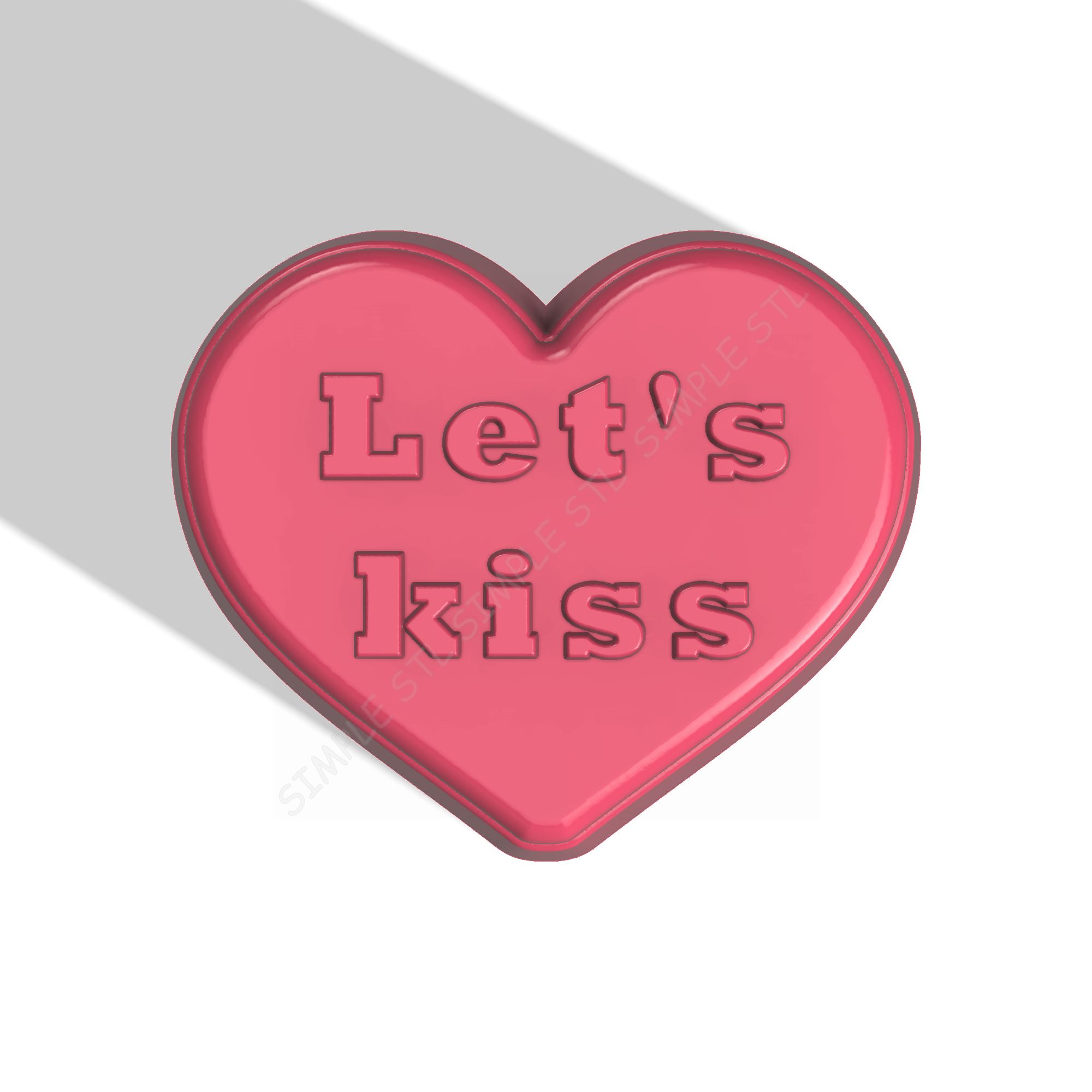 Let's kiss STL FILE for vacuum forming and 3D printing | Inspire Uplift