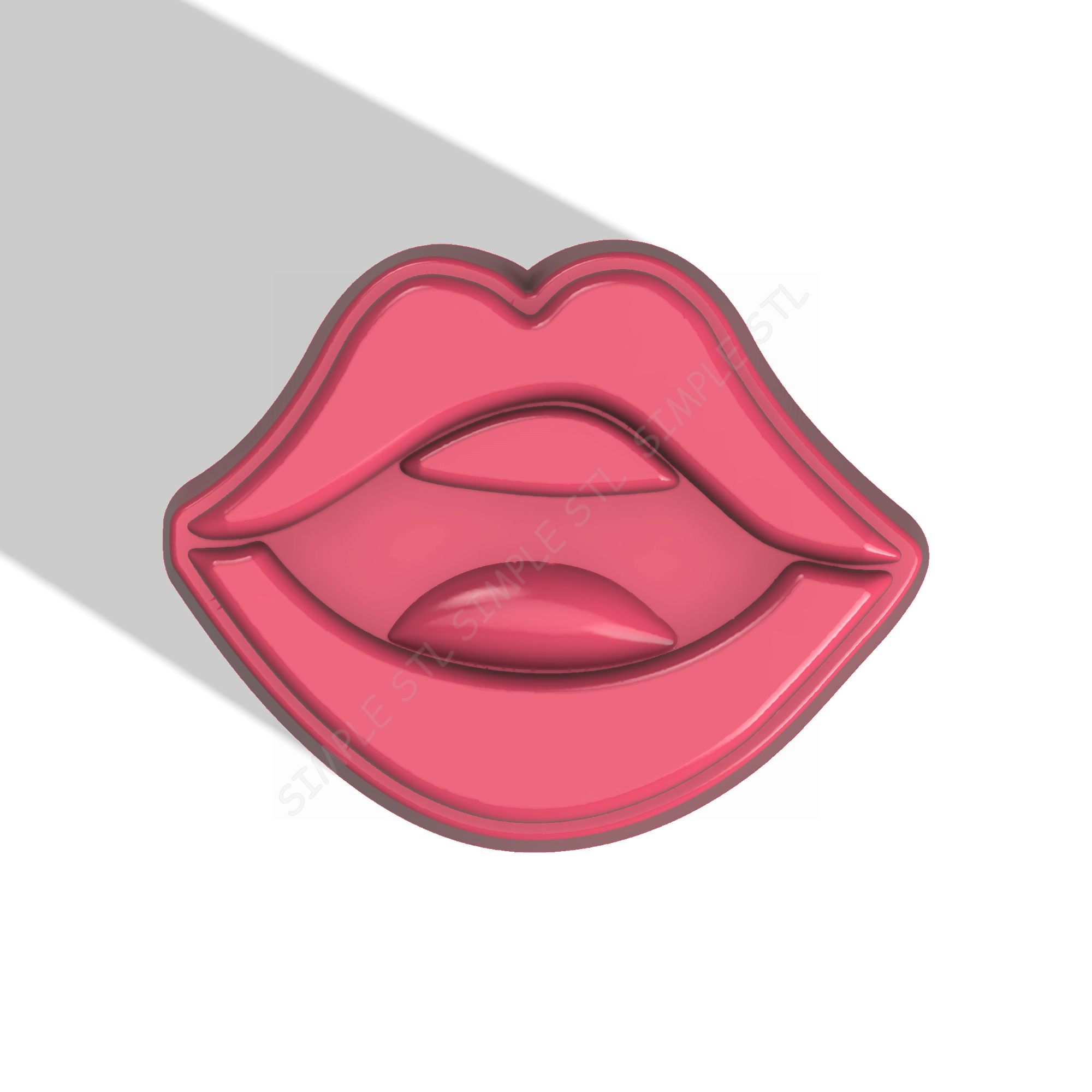 Lips STL FILE for vacuum forming and 3D printing | Inspire Uplift