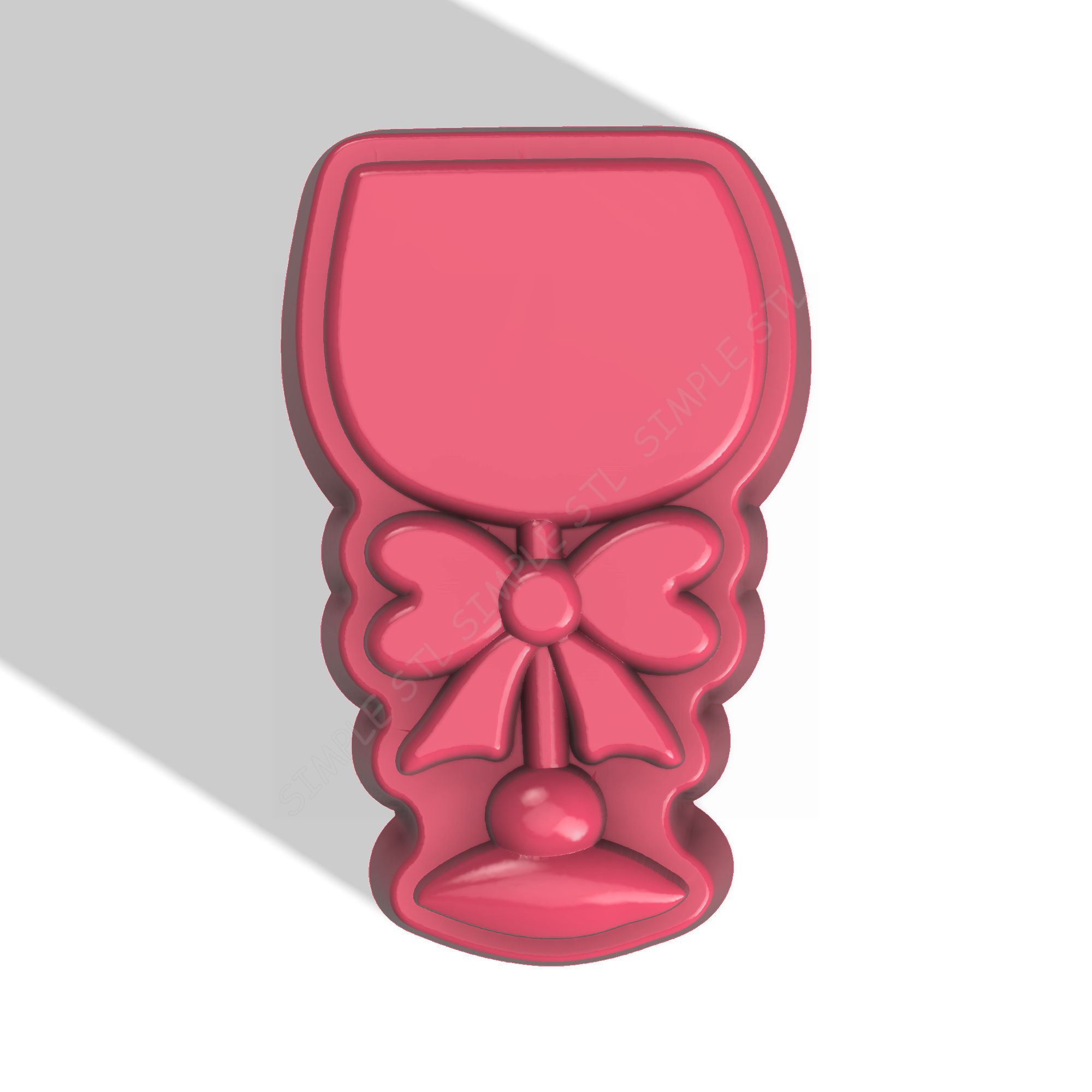 Wine glass STL FILE for vacuum forming and 3D printing | Inspire Uplift