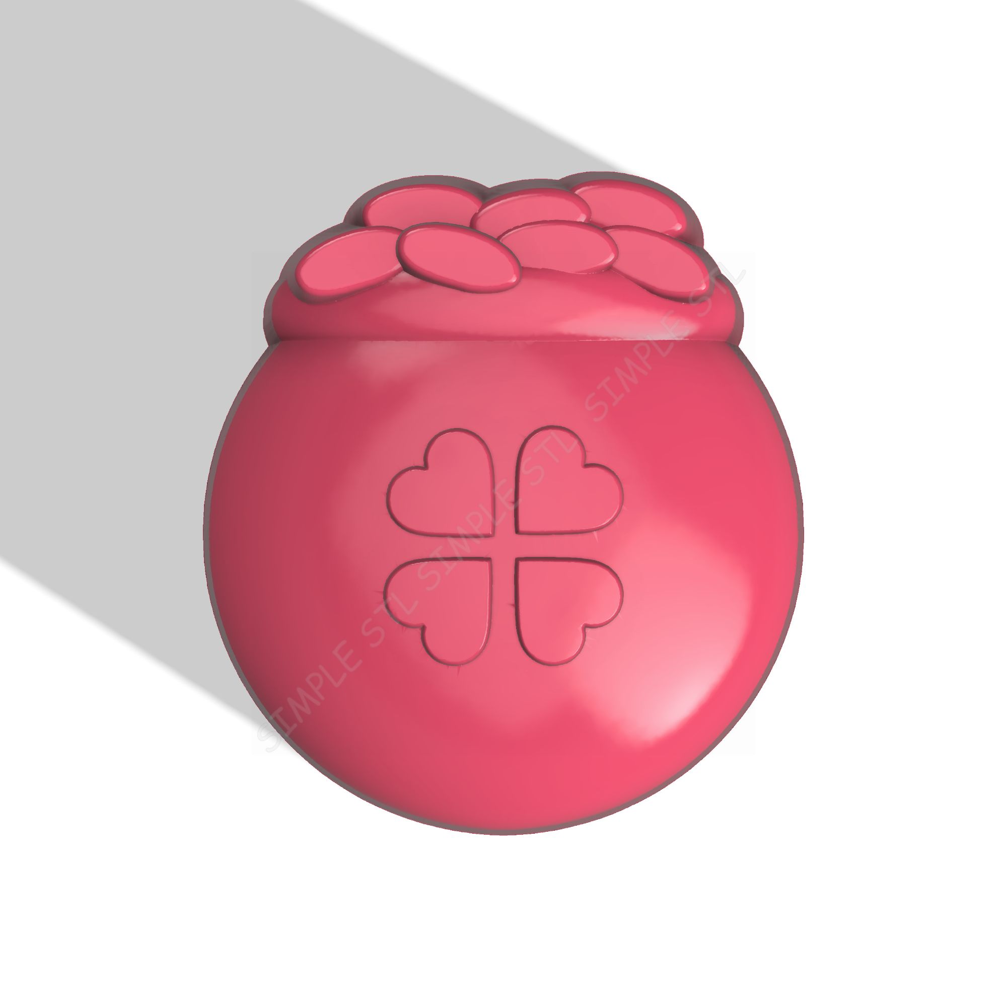 Pot of gold STL FILE for vacuum forming and 3D printing | Inspire Uplift