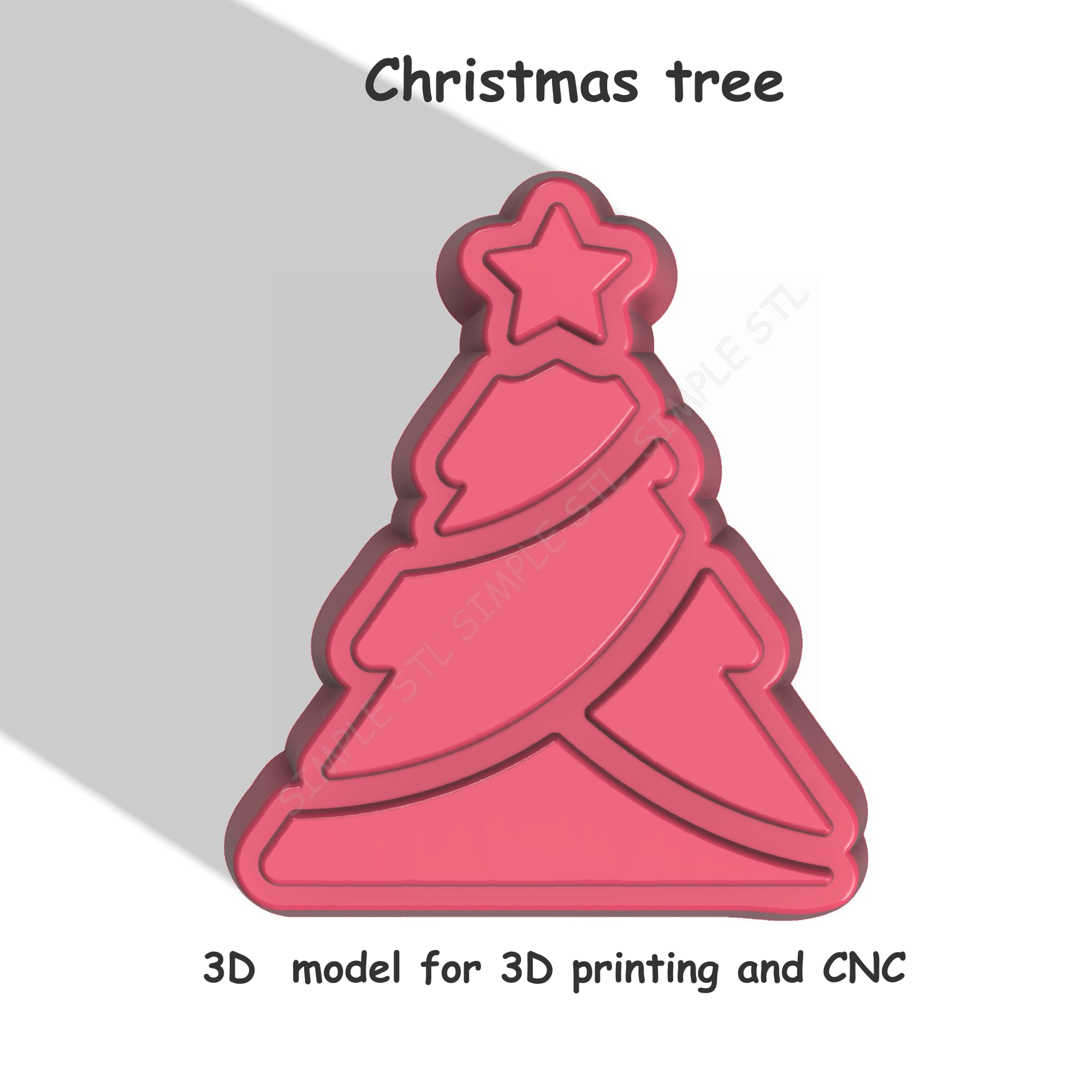 Christmas tree stl FILE for vacuum forming and 3D printing 3 | Inspire ...
