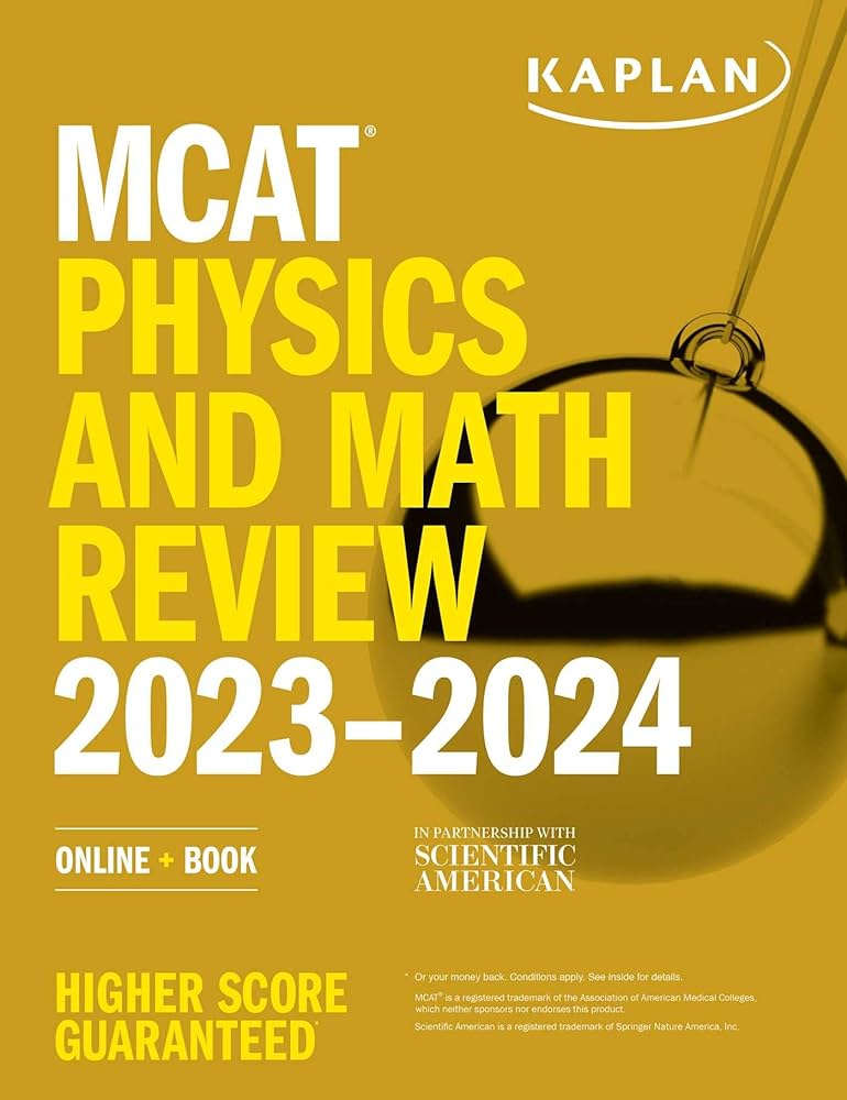 MCAT Physics and Math Review 2023-2024: Kaplan Test Prep - C - Inspire ...