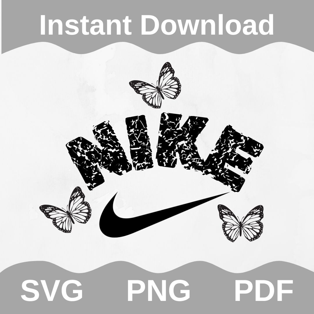 Nike Butterfly Logo Svg, Nike Logo Svg, Butterfly Logo Svg, | Inspire ...