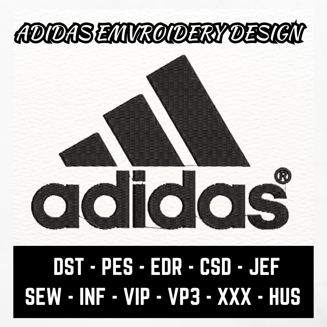 Adidas embroidery design, Adidas logo stitch, Custom Adidas | Inspire ...
