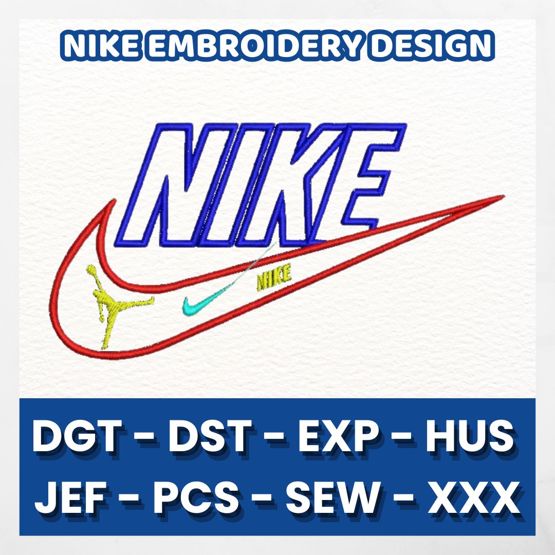 Nike, Embroidery Design, Sports Logo, Digital Download, Inst | Inspire ...