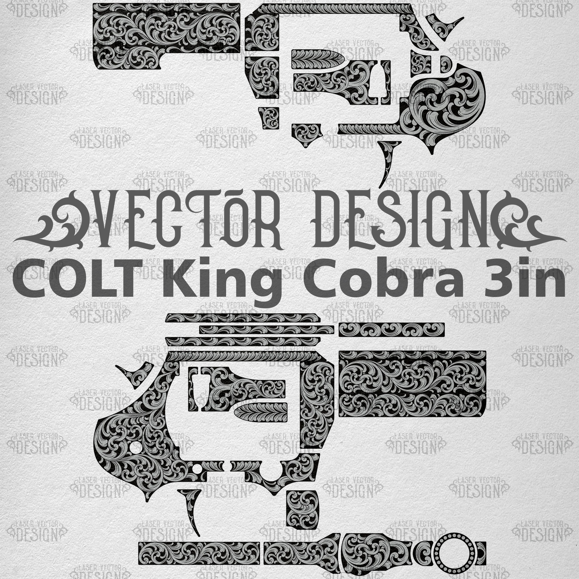 VECTOR DESIGN Colt King Cobra 3in Scrollwork - Inspire Uplift