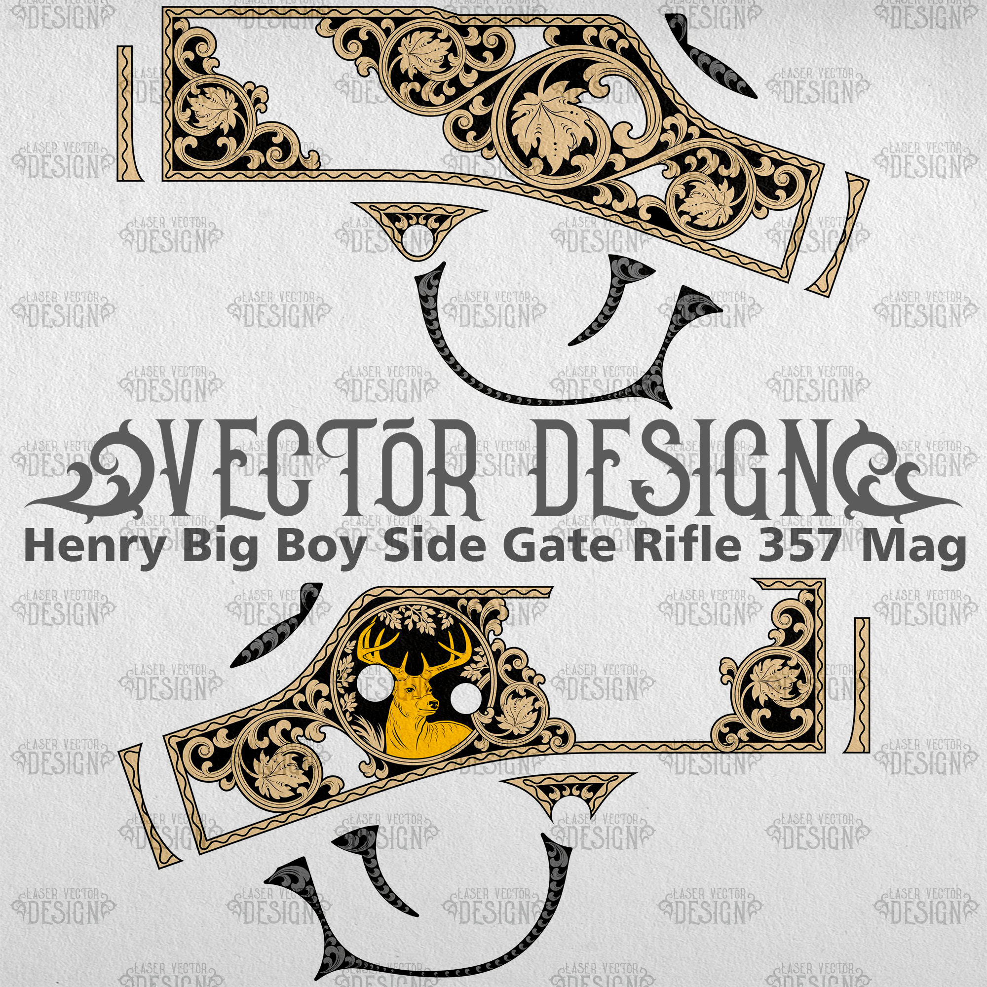 VECTOR DESIGN Henry Big Boy Side Gate Rifle 357 Mag "Scrolls | Inspire ...
