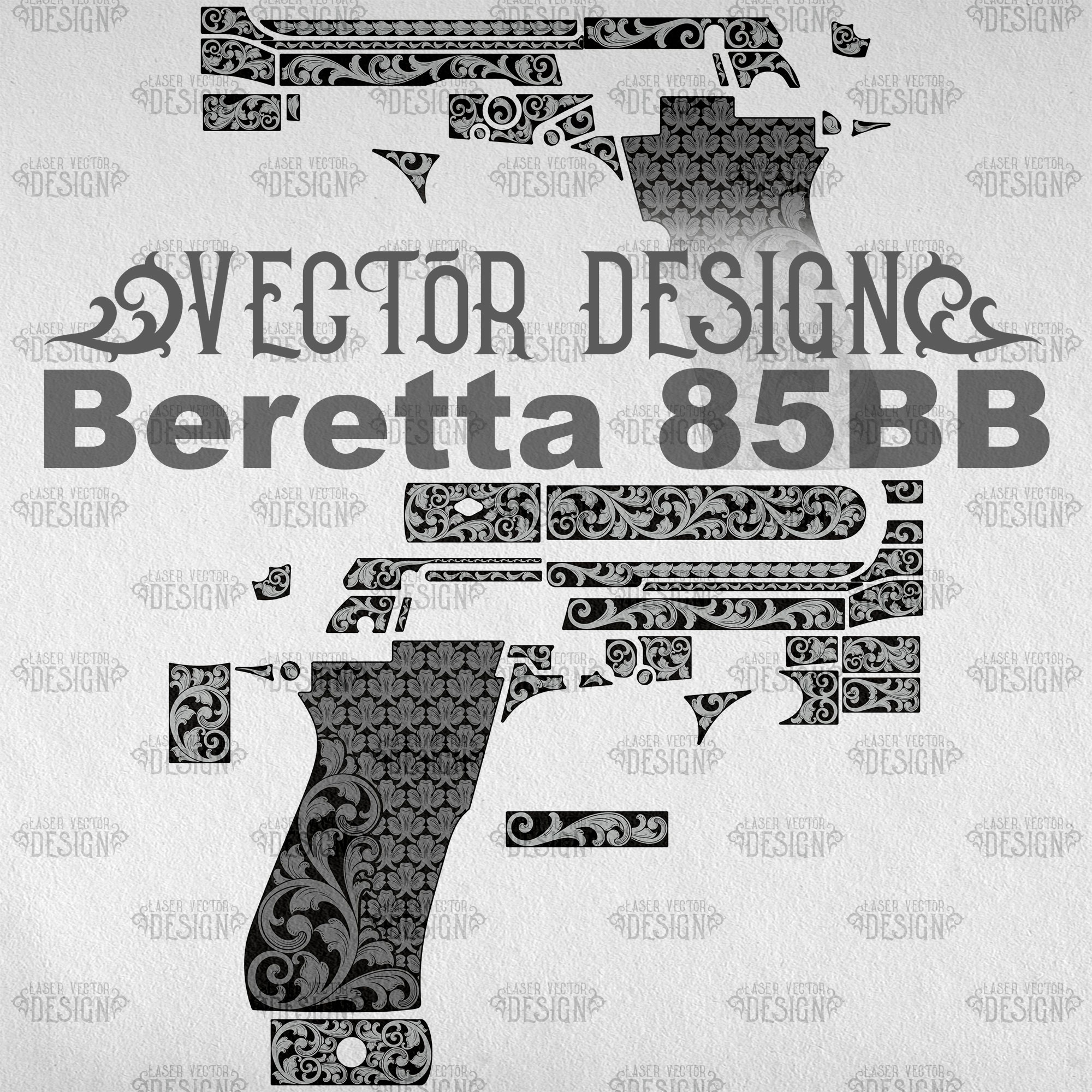 VECTOR DESIGN Beretta 85BB Scrollwork | Inspire Uplift
