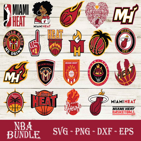 Miami Heat svg, Basketball Team svg, Basketball svg - Inspire Uplift