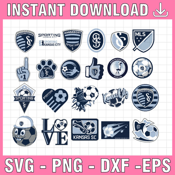 Sporting Kansas City Soccer Team svg, Sporting Kansas City s | Inspire ...