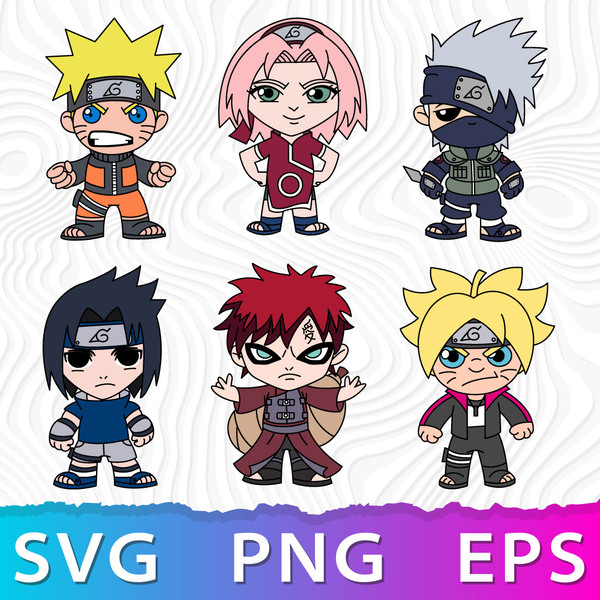 Naruto SVG Png Dxf Font Bundle, Naruto Svg, Naruto Svg, Naru | Inspire ...