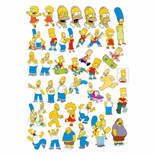 The Simpsons Simpson SVG Bundle Files for Cricut Silhouette, | Inspire ...