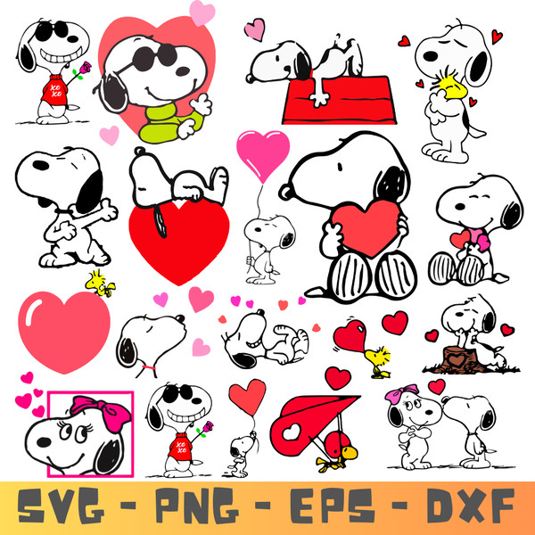 Snoopy svg Mega Bundle, Snoopy svg, Snoopy Peanuts, Woodstoc - Inspire ...