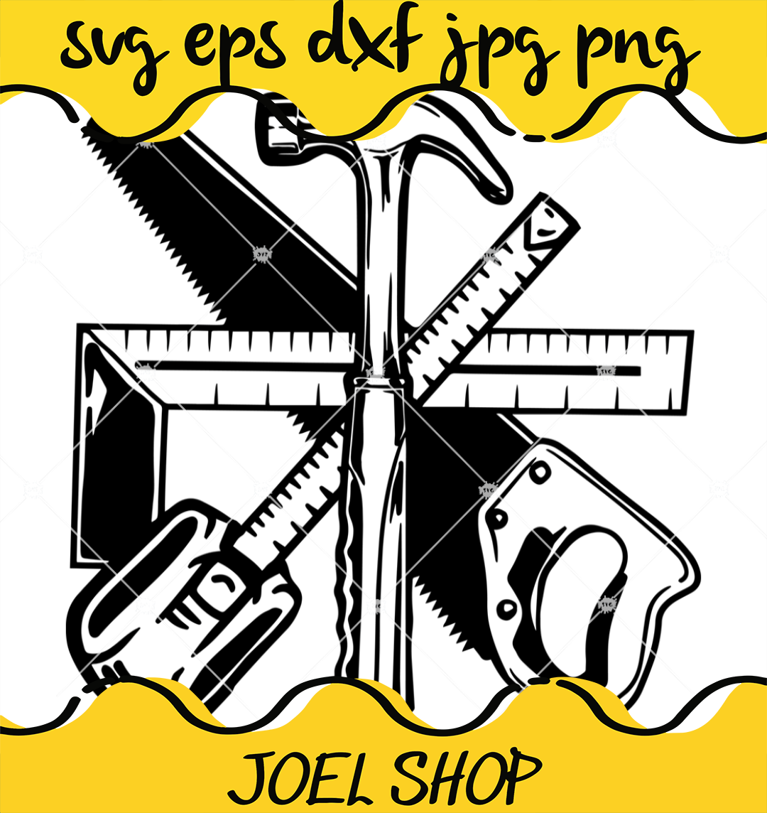 Carpenter Logo Svg, Carpentry Tools Svg, Workshop Svg, Build | Inspire ...