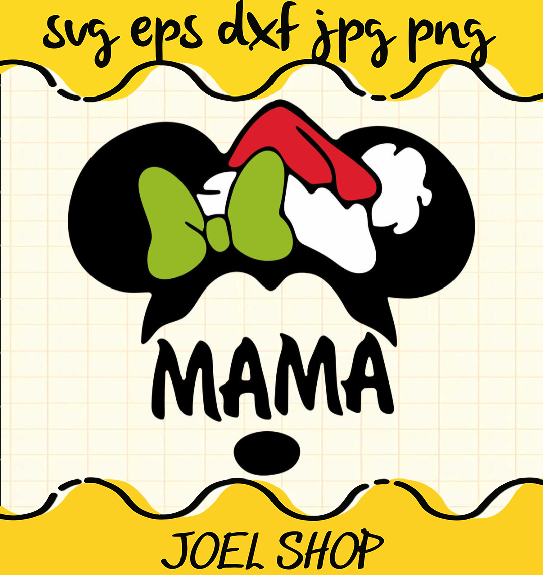 Mama Christmas File SVG Cricut cut file, Silhouette cutting | Inspire ...