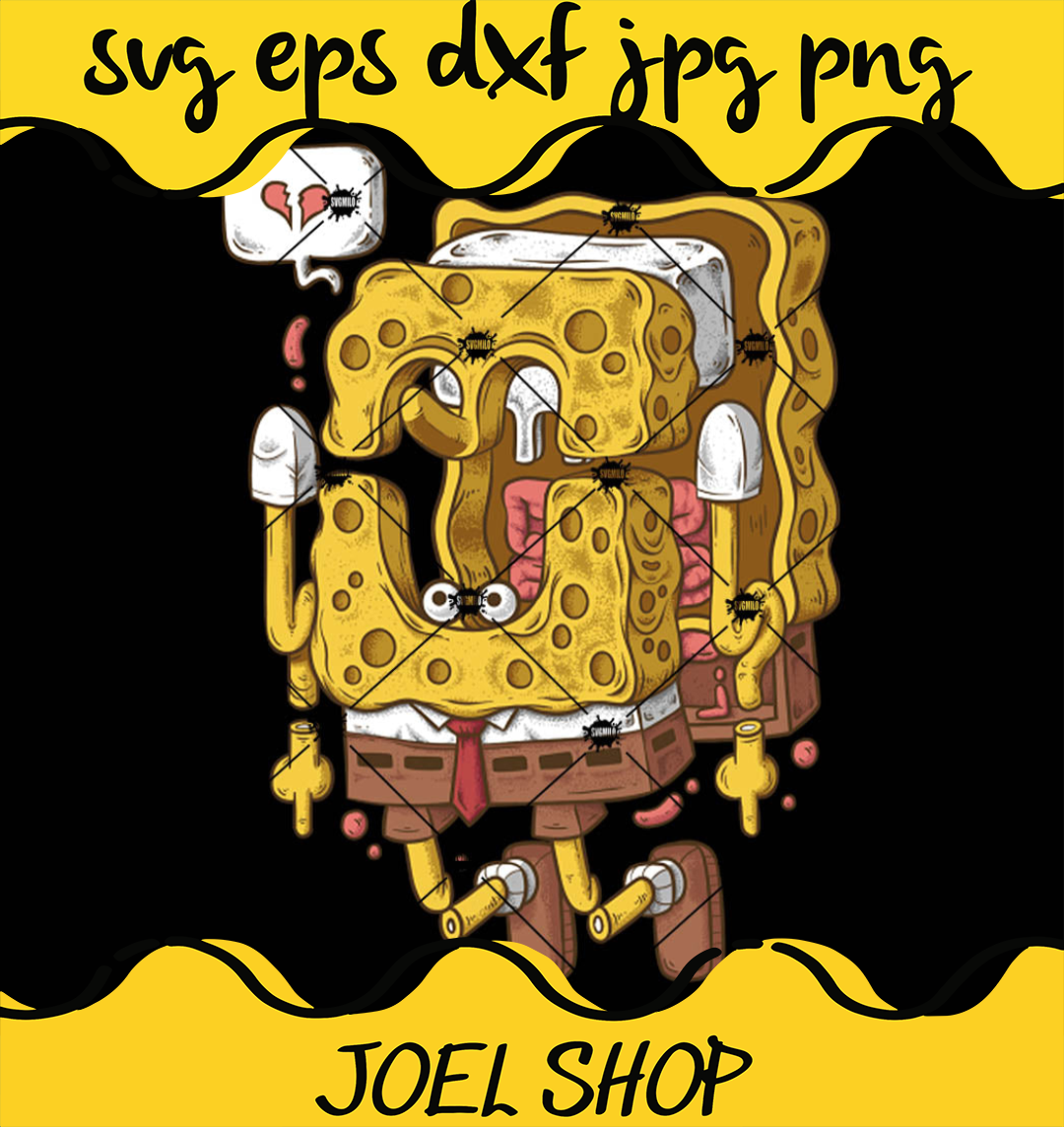 Sponge Broke PNG Cartoon PNG | Inspire Uplift