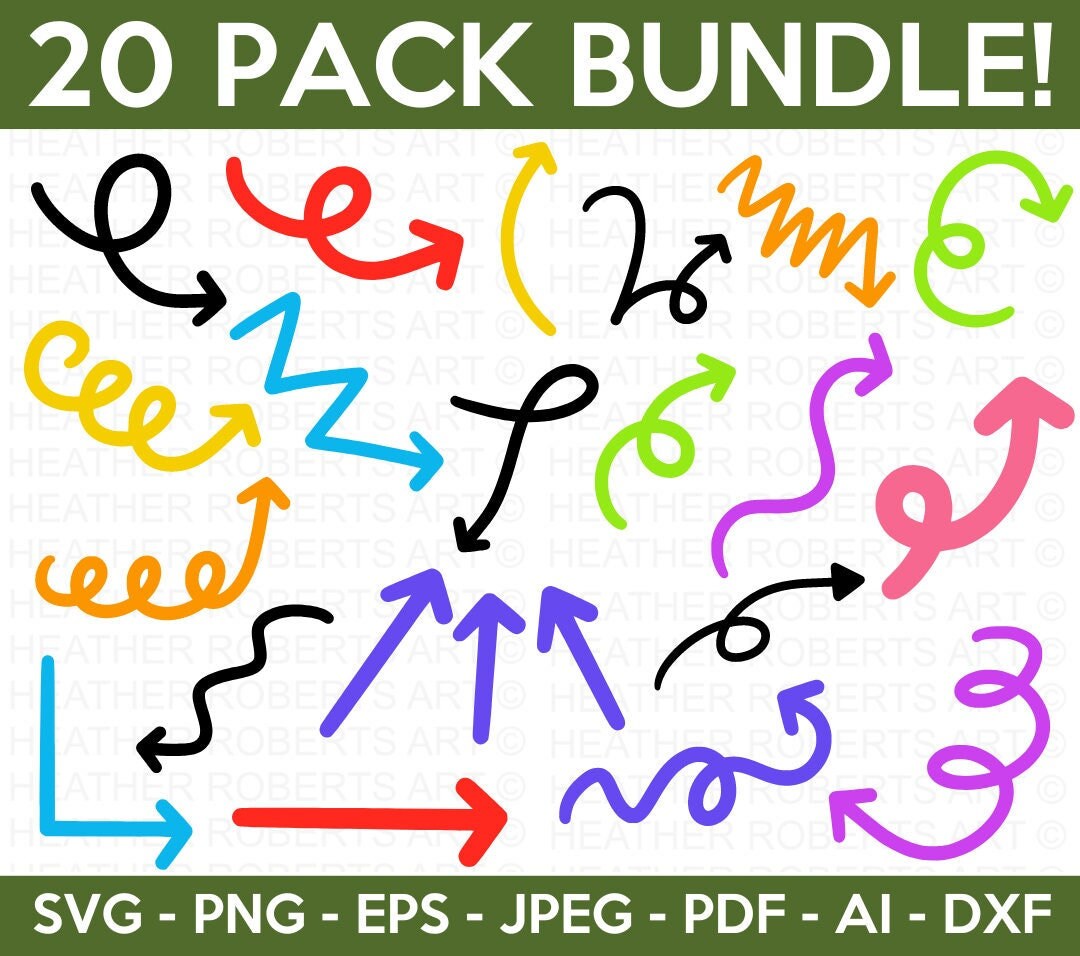 Arrows SVG Bundle, Arrows SVG, Arrow Signs Svg Bundle, Right - Inspire ...