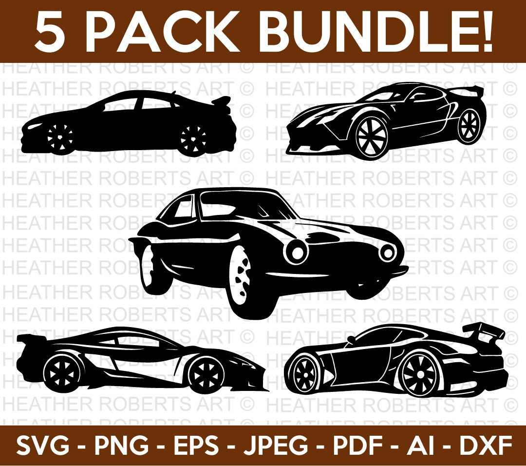 Cars Svg Bundle, Classic Car SVG, Car Svg, Sports Car Svg, C - Inspire ...