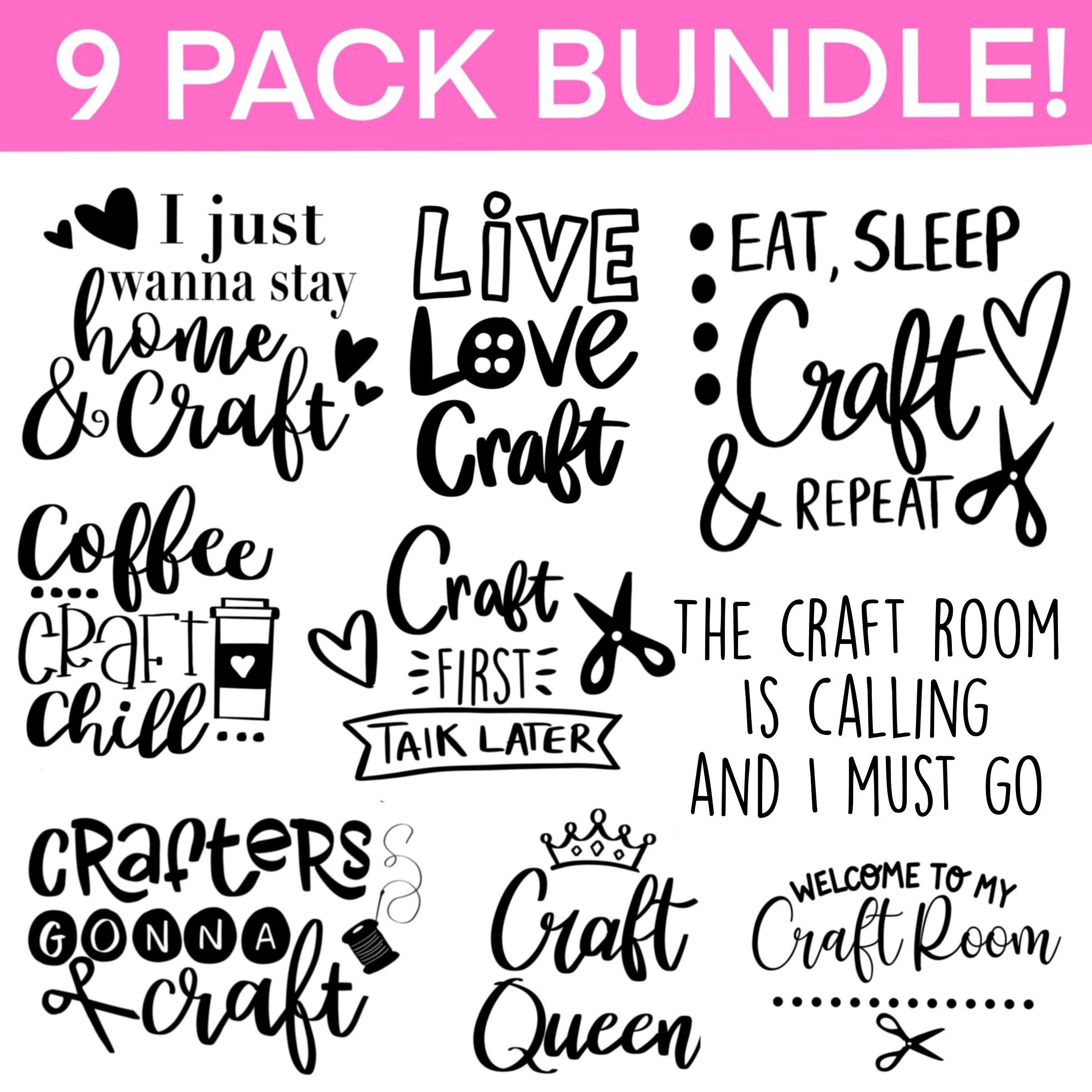 Crafters SVG Bundle, Craft SVG, Crafting SVG, Craft Room svg | Inspire ...