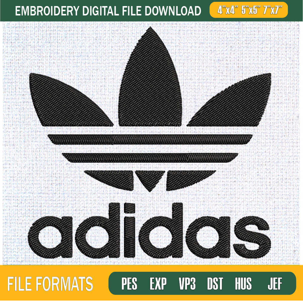 Adidas Embroidery Designs, Adidas Logo Machine Embroidery De | Inspire ...