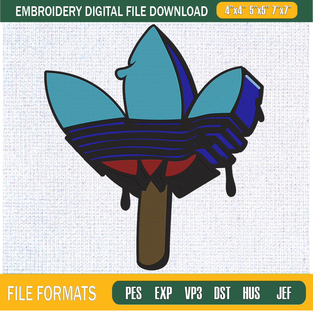 Adidas Ice Cream Embroidery Designs, Adidas Machine Embroide | Inspire ...