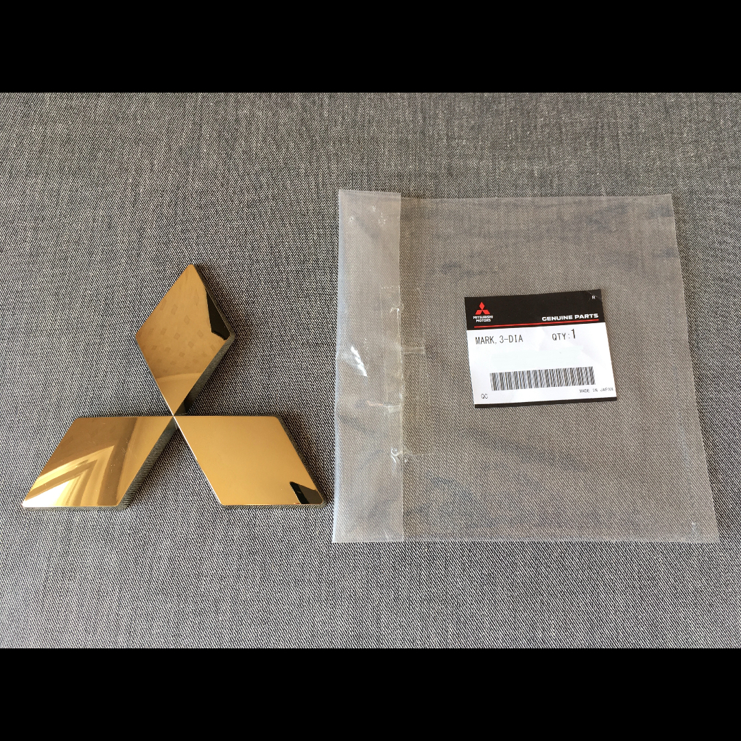 Mitsubishi Gold Front Grille Emblem Badge for Montero/Pajero | Inspire ...