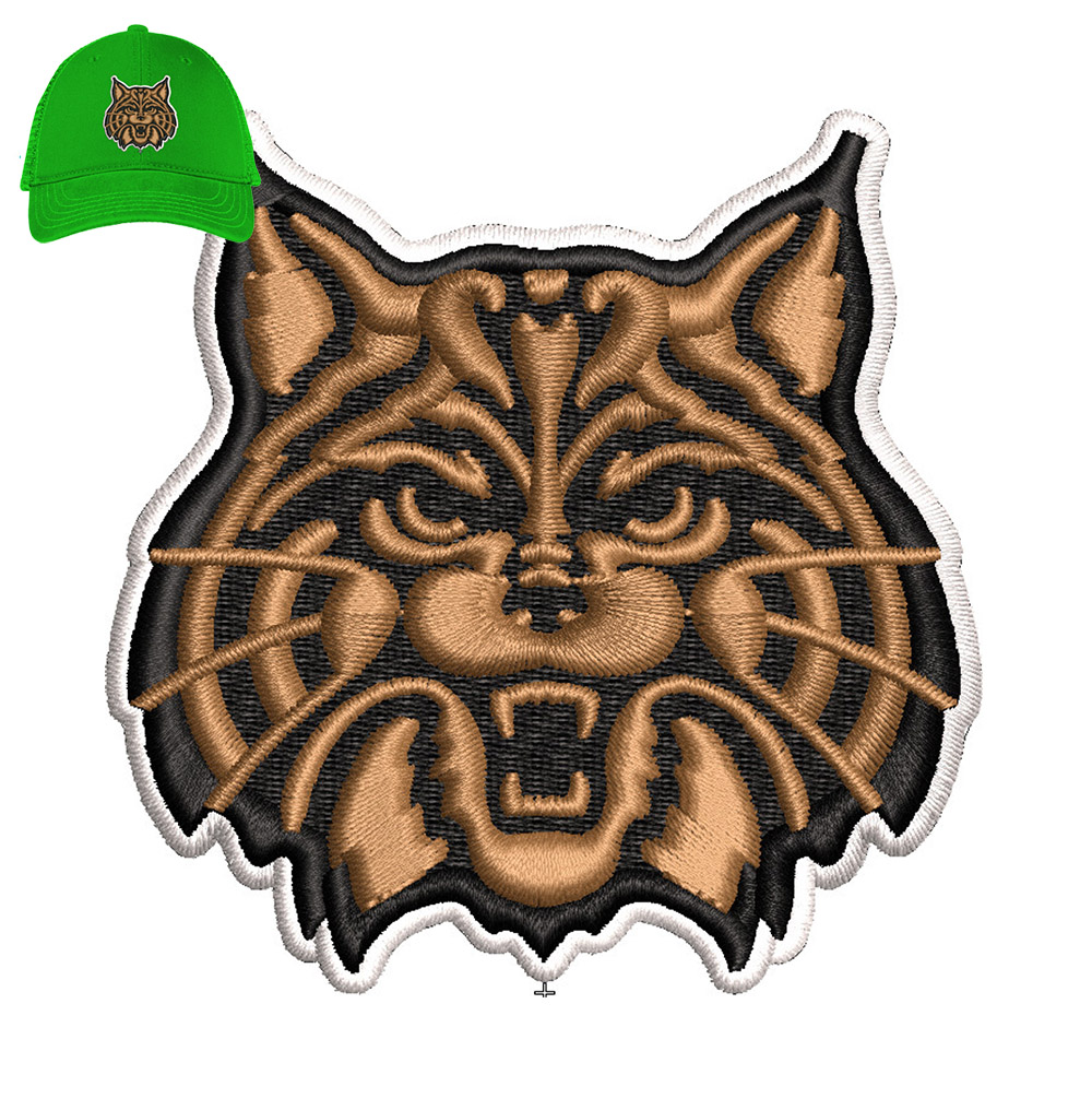 Cat Embroidery 3D Puff Logo For Cap,logo Embroidery, Embroid | Inspire ...