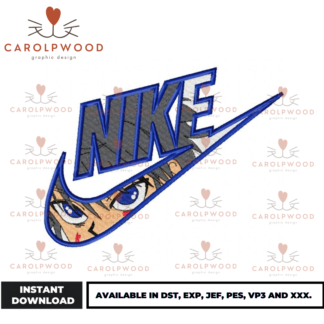 Anime Nike Logo, Anime Embroidery, Nike Anime, Nike Logo Ani | Inspire ...